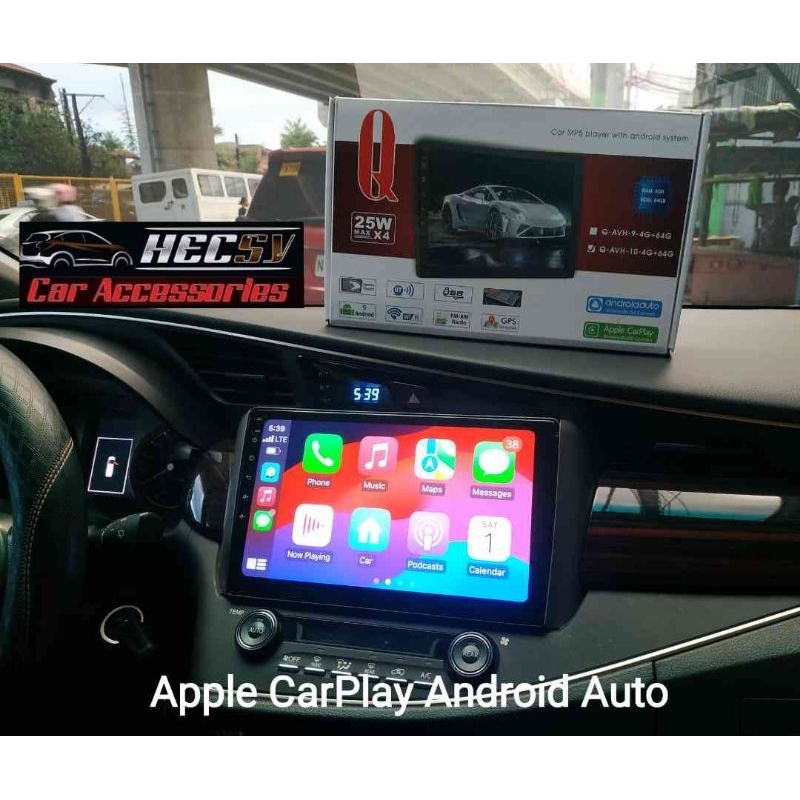 Q Android Head Unit Apple CarPlay Android Auto Innova Montero Navara ...