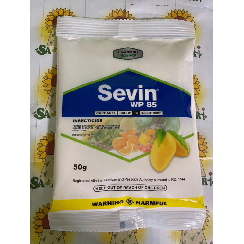 SEVIN WP85 WETTABLE POWDER INSECTICIDE 50g | Shopee Philippines