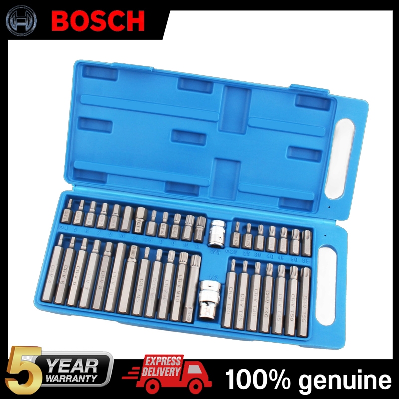 COD 40pcs Torx Star Spline Hex Allen Key Socket Bit Set 3/8 & 1/2 Drive ...