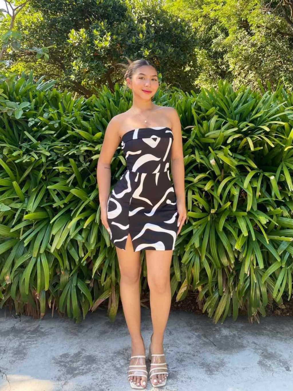 AVA SEXY GRAPHIC Printed Bodycon Dress | ERIN | Shopee Philippines