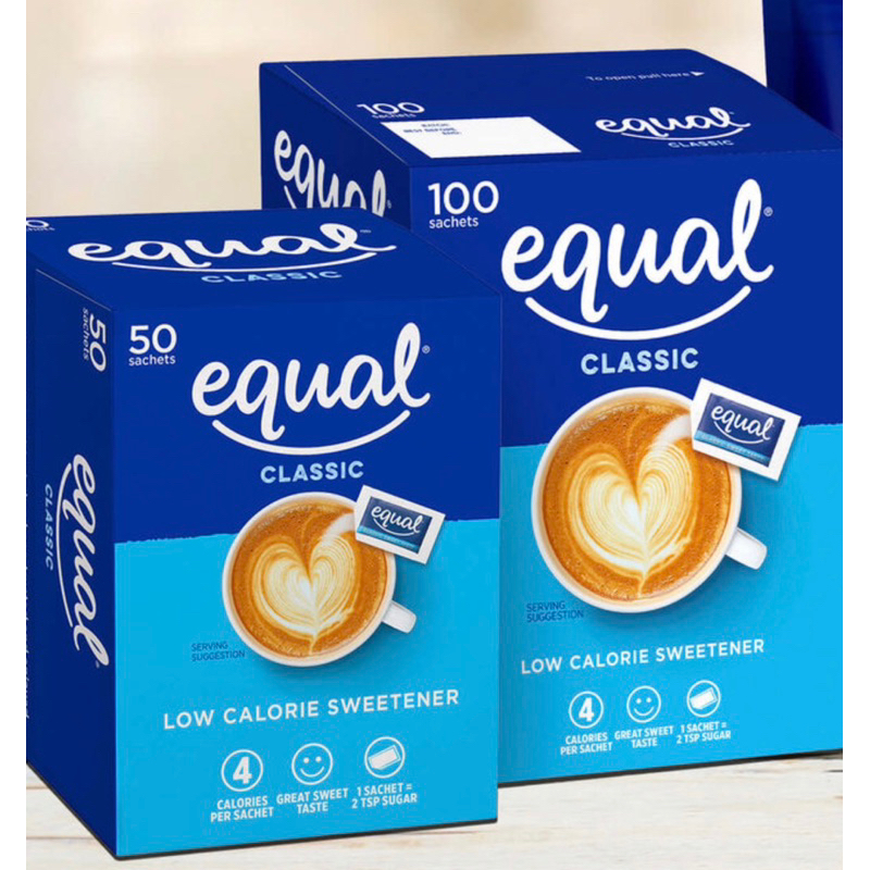 Equal Classic Sweetener from Australia(50 or 100 sachet box) | Shopee ...