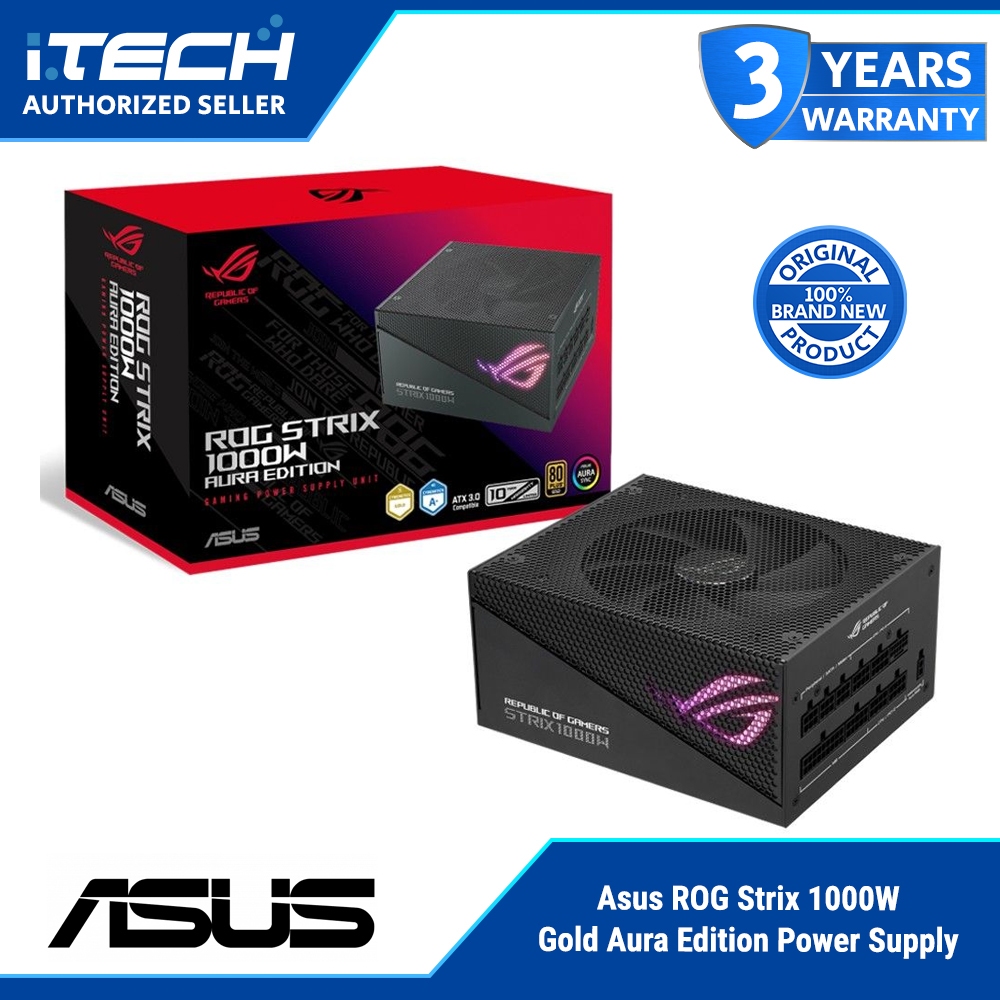 Asus ROG Strix 1000W Gold Aura Edition Power Supply | Shopee Philippines
