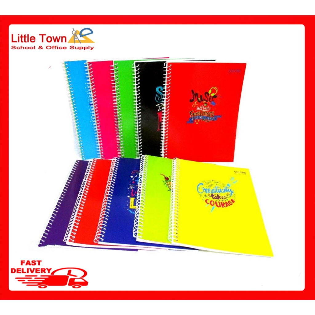 10 Pads Colors of Life Advance Notebook Spiral (148mm x 200mm) | Shopee ...