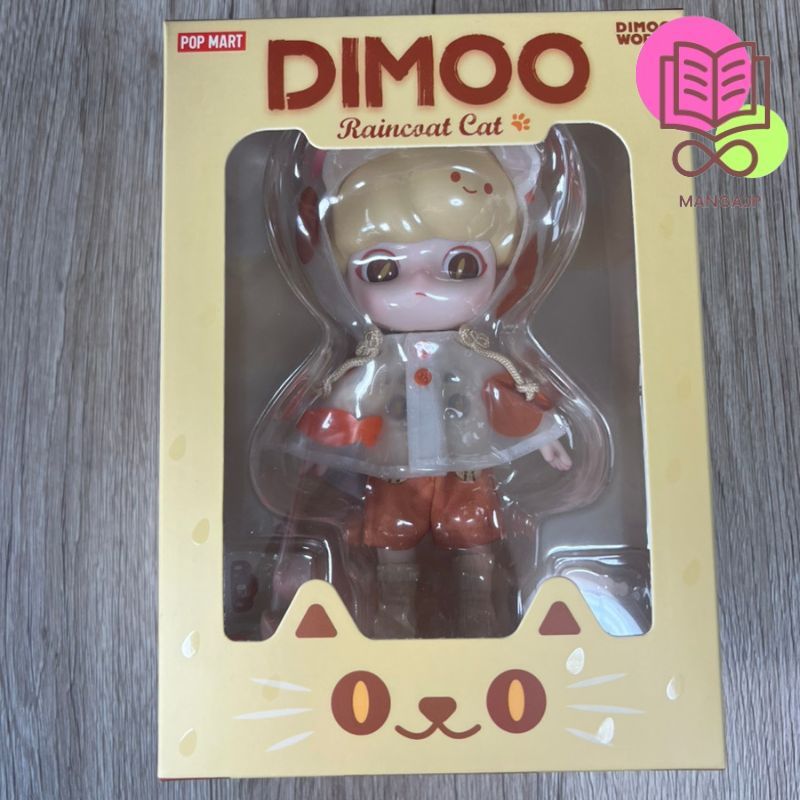 POPMART DIMOO Raincoat Cat Action FigurePlastic Model Premium Toy PVC ...