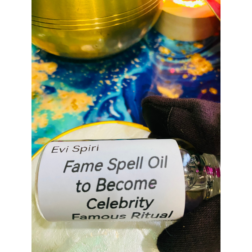 Fame Spell to become Celebrity, Be famous Oil Hoodoo | Shopee Philippines