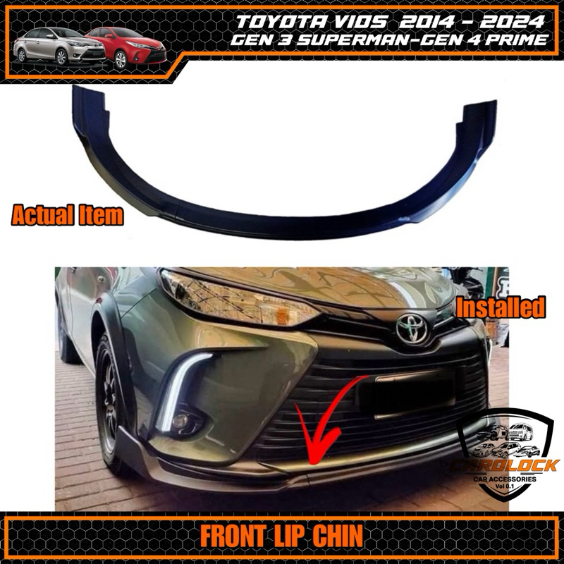 Toyota Vios 2014 - 2025 Bumper Front Chin | Shopee Philippines