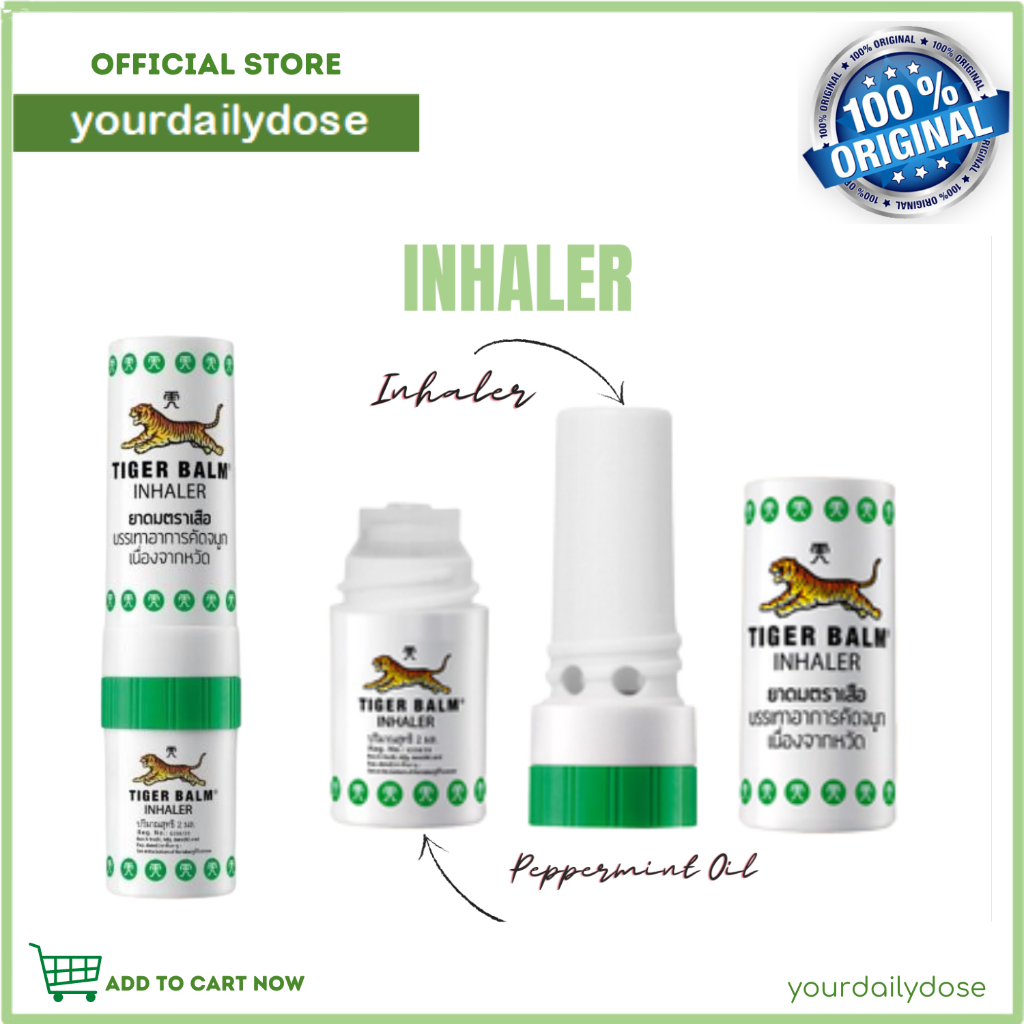 Tiger Balm Inhaler for Nasal Congestion | Shopee Philippines