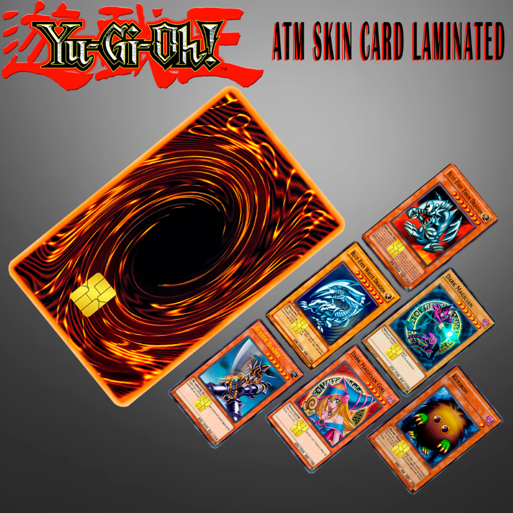 YU-GI-OH - ATM/CREDIT/DEBIT/BEEP SKIN CARD STICKER LAMINATED ANTI-SCRATCH AND WATERPROOF ...