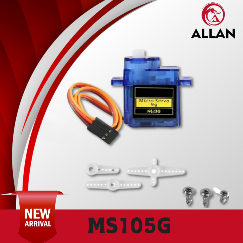 ALLAN SG92R SG90 Micro 9g Servo Nylon Carbon fiber Gears for RC Model ...
