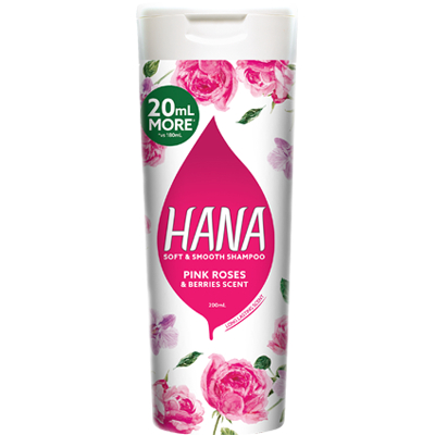 Hana Pink Roses & Berries Scent Shampoo 200ml | Shopee Philippines