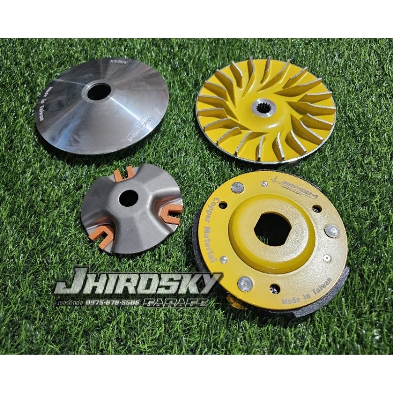 AGM Pulley Set & Clutch Lining Assy For Aerox / Nmax | Made in Taiwan ...