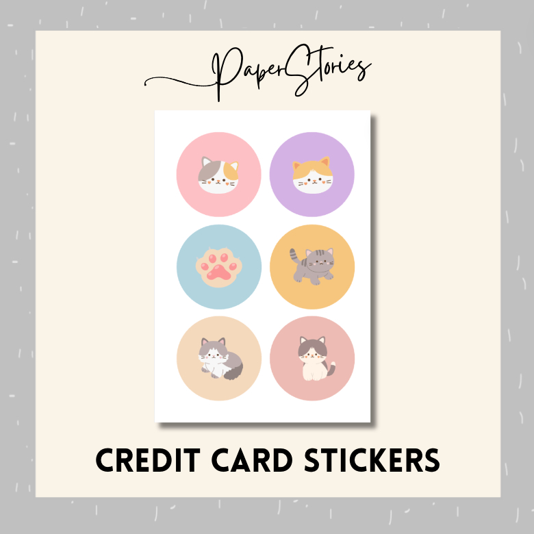 Paper Stories | Credit Card CVV Stickers | Shopee Philippines