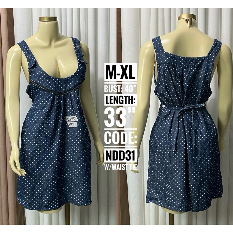 denim dress | maxi mini midi denim dress l ladies maong dress | Shopee ...