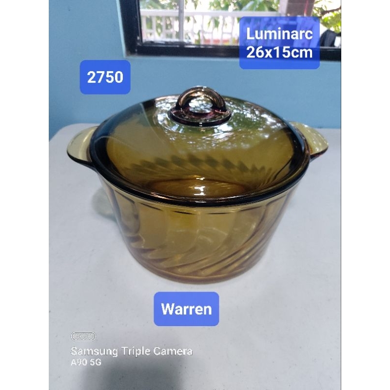 Luminarc Glass Cookware ( Warren) | Shopee Philippines