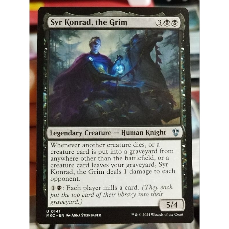 Syr Konrad, the Grim (Magic the gathering) | Shopee Philippines