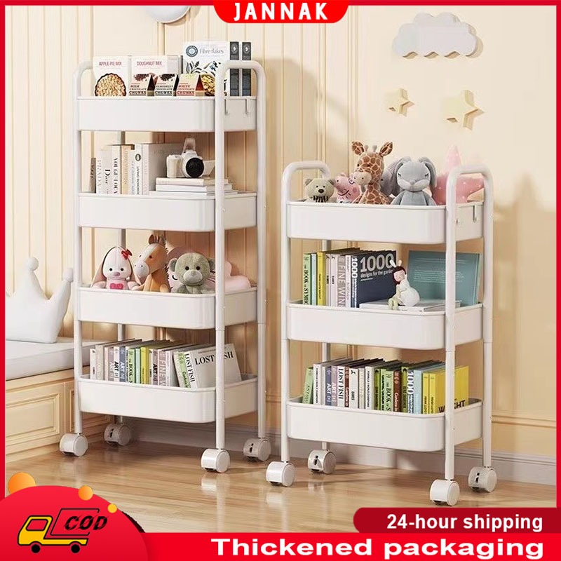 COD 2/3/4 Layer Removable Trolley Bathroom organizer Trolley Cart ...
