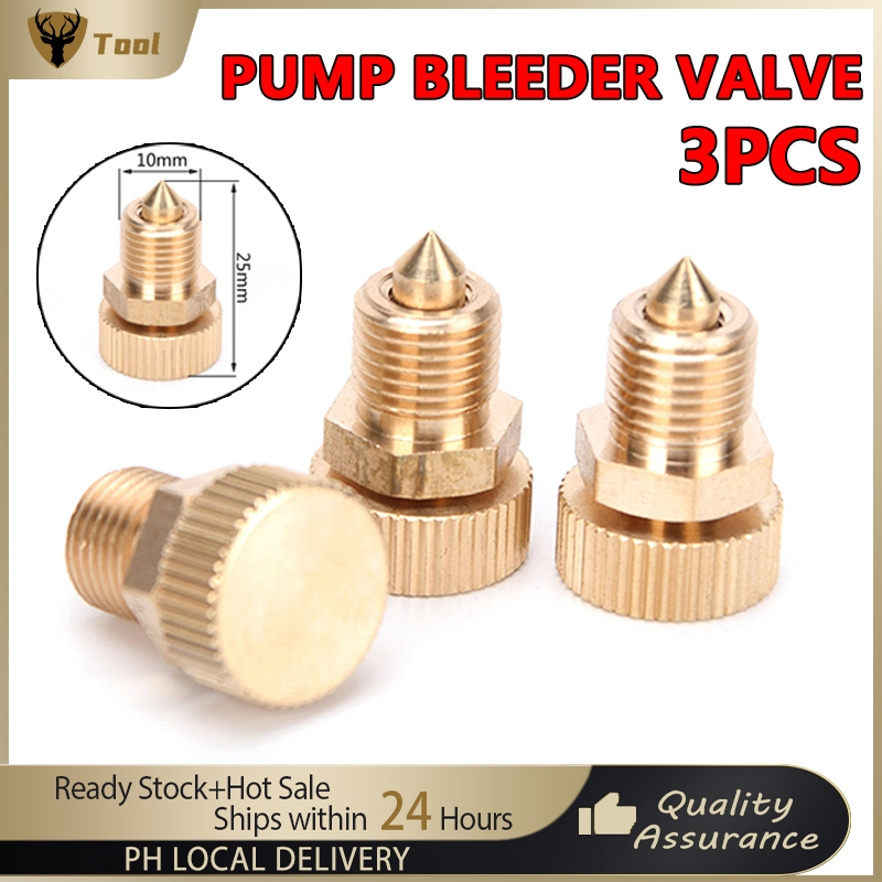 3pcs PCP High Pressure Air Bleed Screw Copper 30Mpa 300bar 4500psi ...