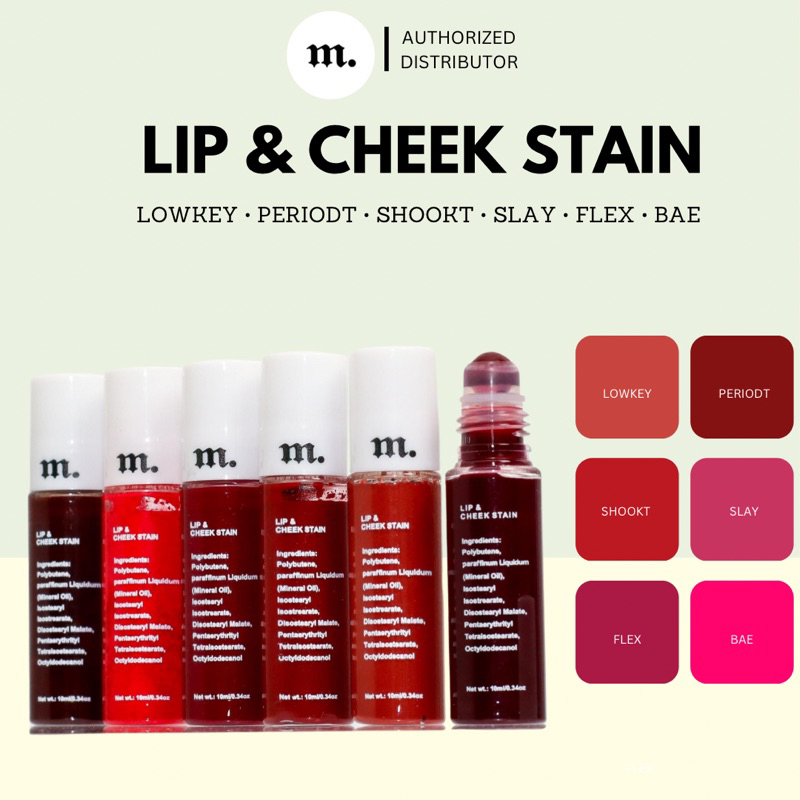 Mondaze Lip & Cheek Stain l ROLLER APPLICATOR l CHUNKY APPLICATOR l ...