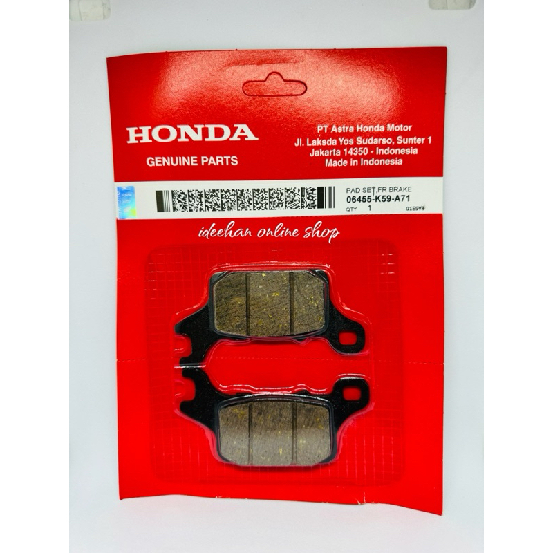 HONDA CLICK 125i/150i V2 Brake Pad (Front) Game Changer | Shopee ...