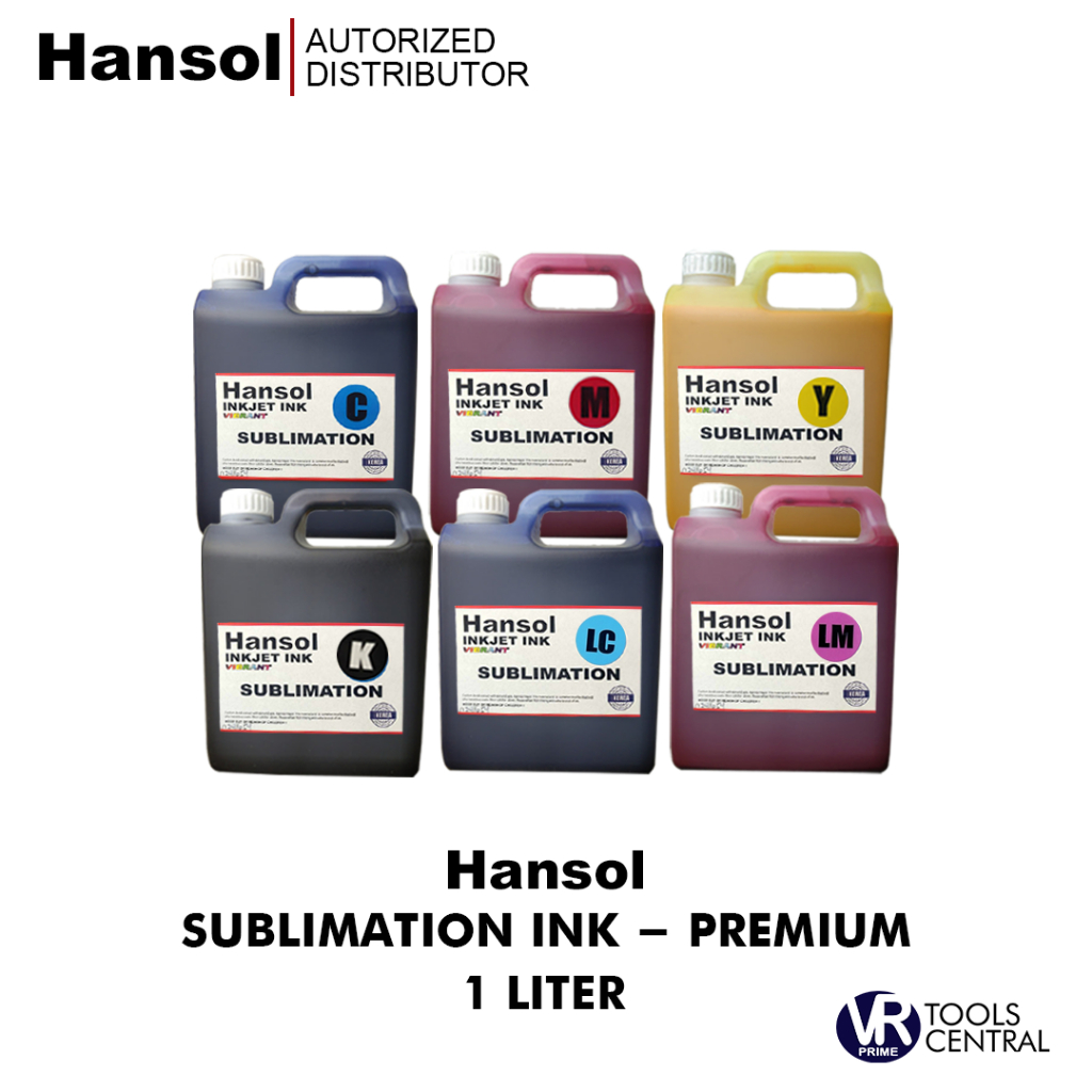 HANSOL SUBLIMATION INK - PREMIUM 1 Liter - for Printer Refill ink ...