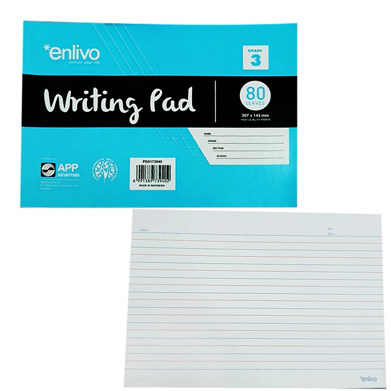 High Sun Writing Pad Paper Grade1 Grade 2 Grade 3 1/2 quiz pad | Shopee ...