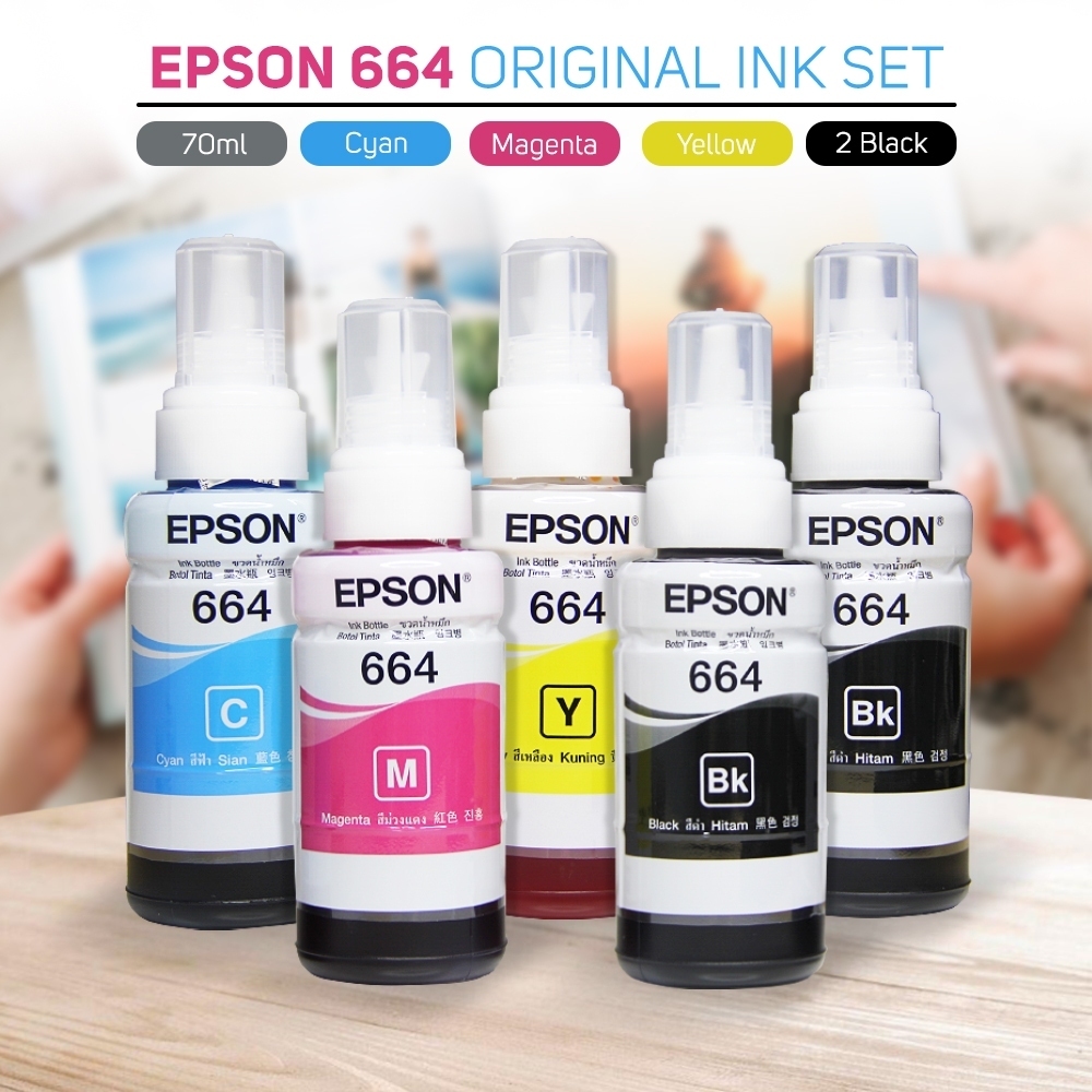 L120/L121 EP SON Printer Original Ink 40ml (4colors set) | Shopee ...