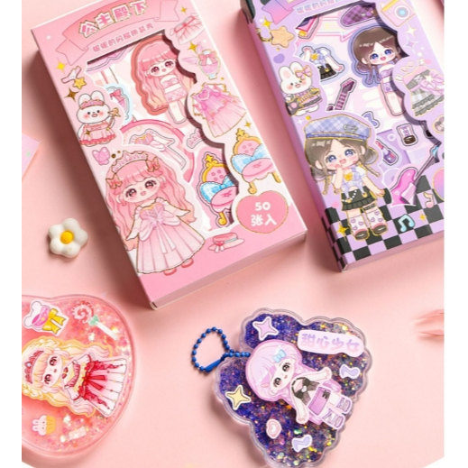 Girl's Cute Toy Sticker Book Cartoon Decoration Sti Kaba Bear Replace ...