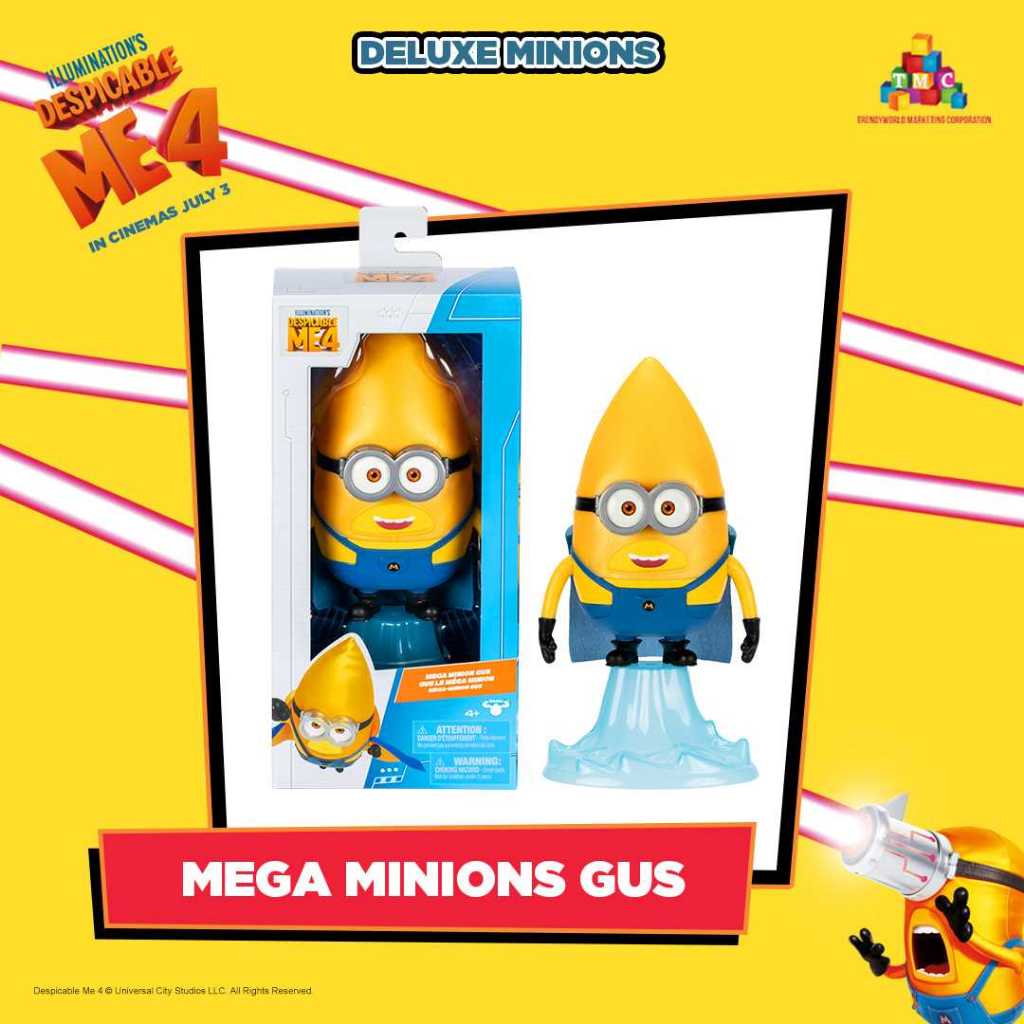 Despicable Me 4 Deluxe Minions Mega Minions Gus | Shopee Philippines