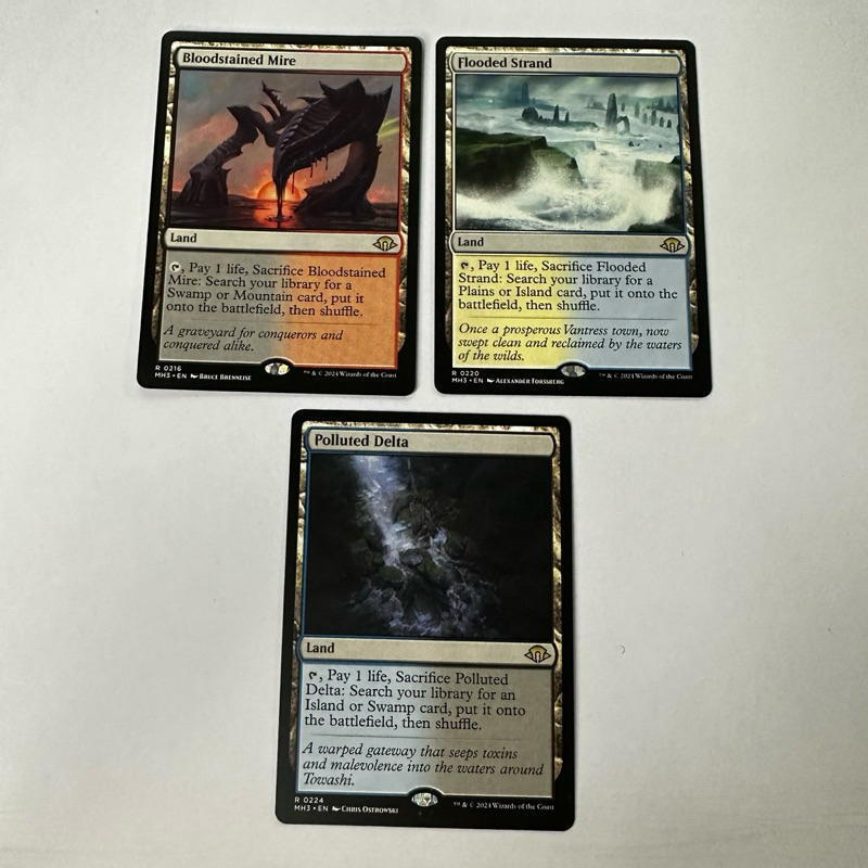 BLOODSTAINED MIRE FLOODED STRAND POLLUTED DELTA | MH3 MODERN HORIZONS 3 ...