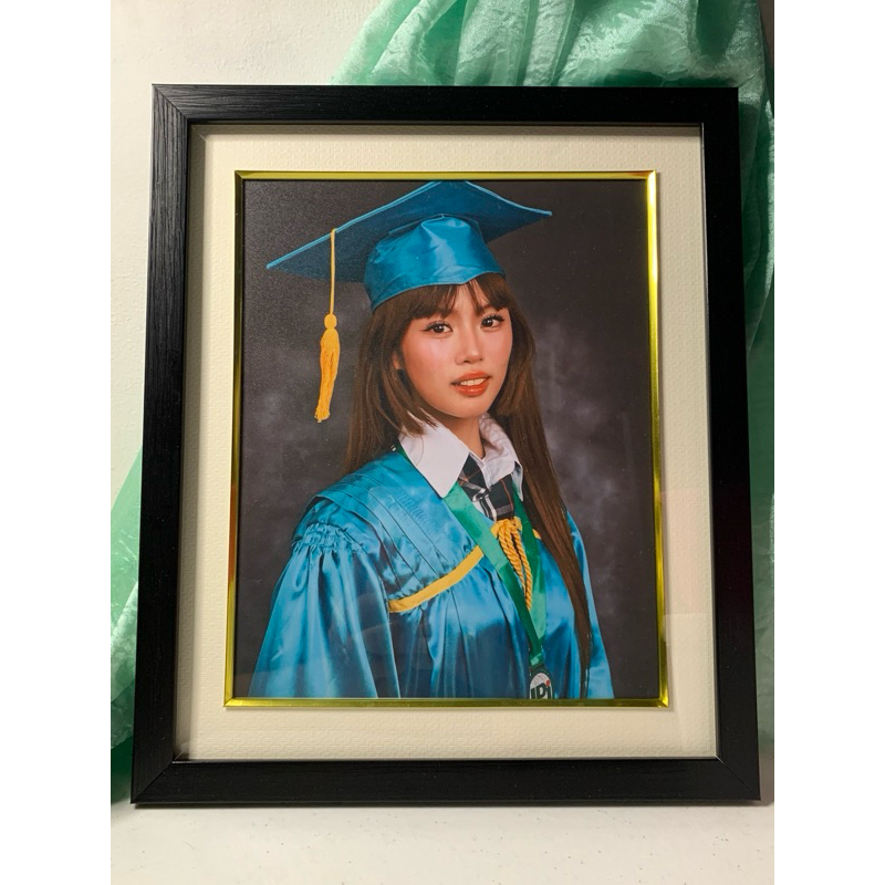 10x12 Glass Frame for 8x10 (8R) Graduation Toga Photo Picture Frame ...