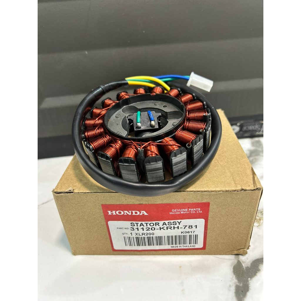 HONDA STATOR ASSY XLR200 31120-KRH-781 THAILAND GENUINE | Shopee ...