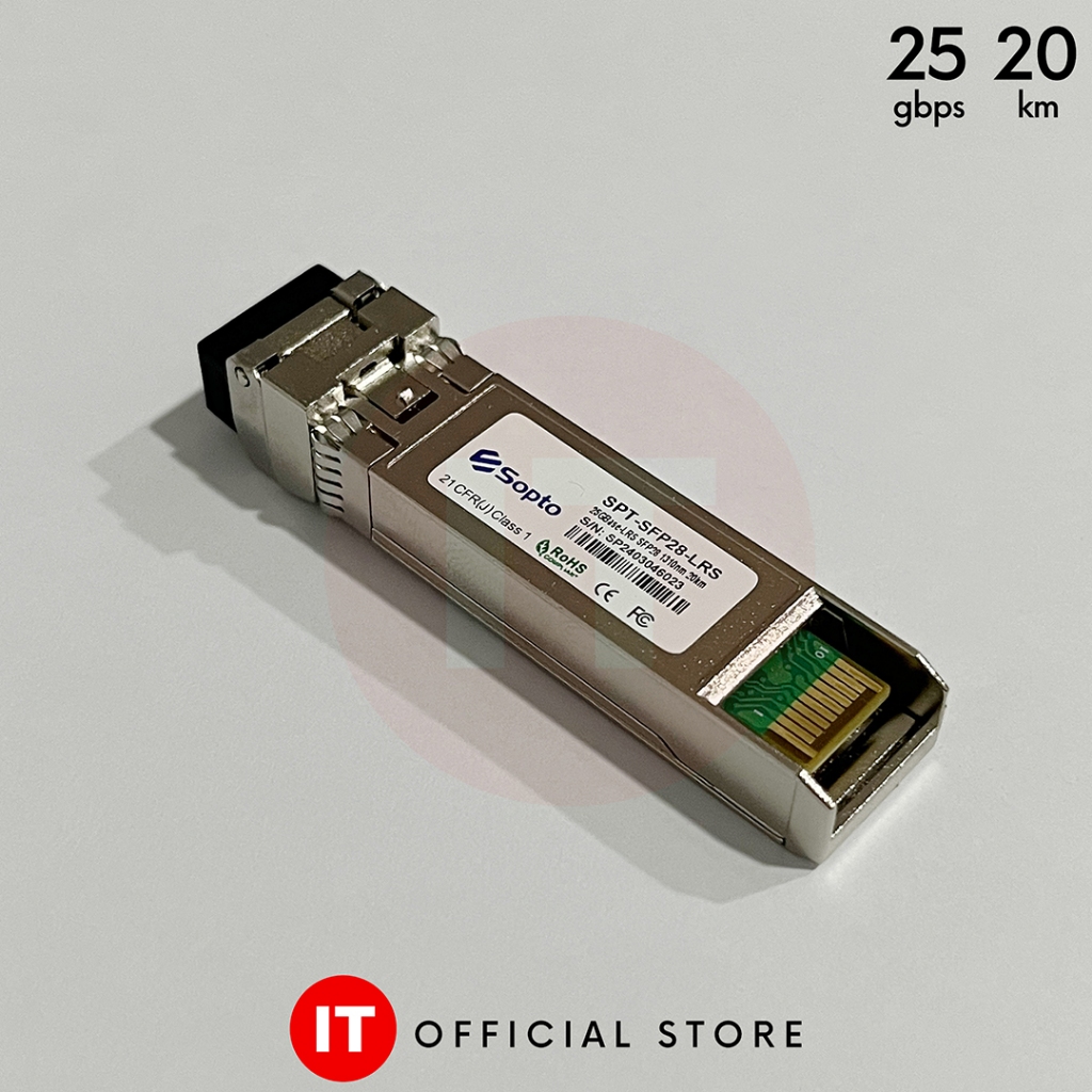 Sopto 25G SFP28 Duplex Module - 20km / 40km 1310nm Transceiver - 25Gbps ...