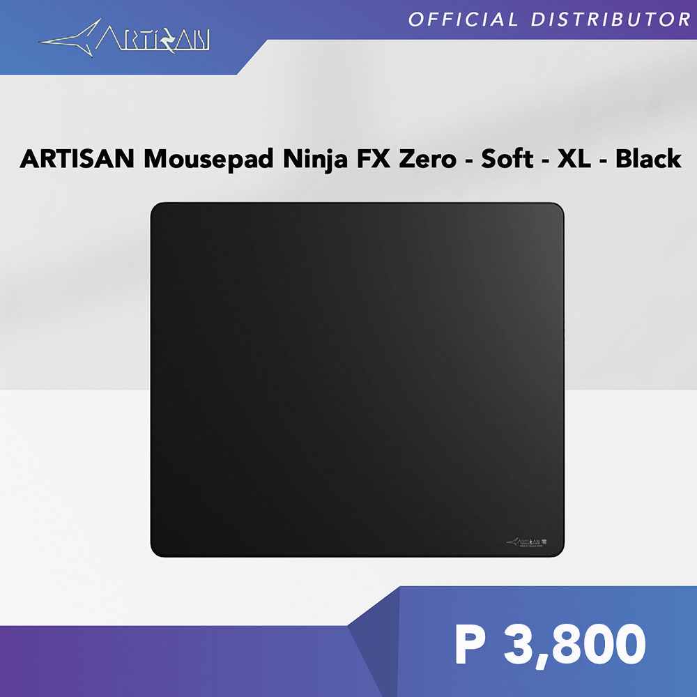 ARTISAN Mousepad Ninja FX Zero - XSOFT - XL - Black - Daidai | Shopee ...