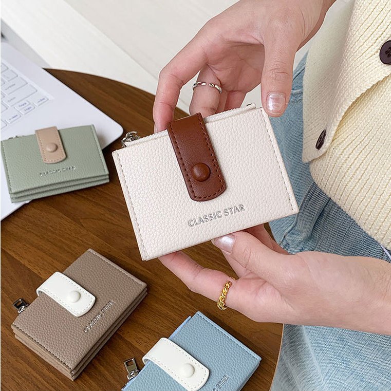 Jolex Korean Style Fashion Small Wallet Short Mini Card Bag With ...