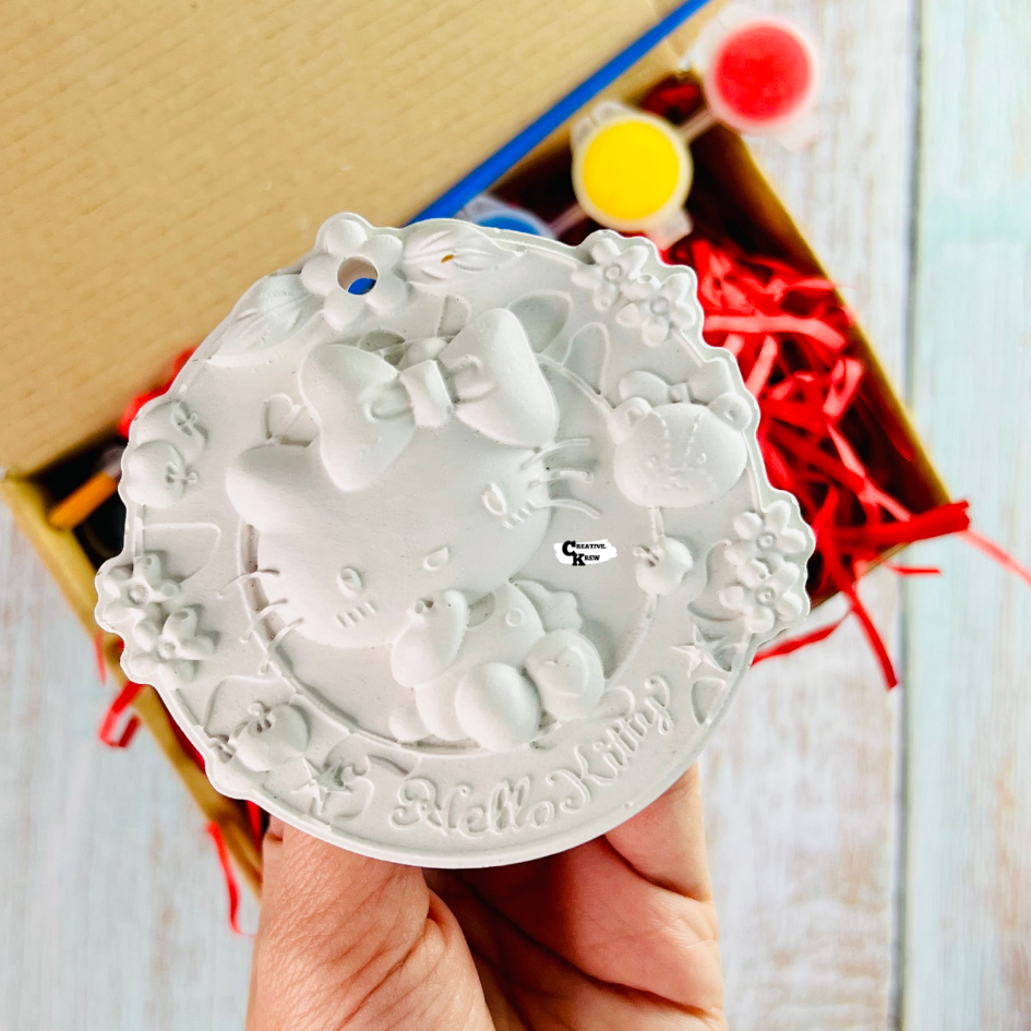 HELLO KITTY SET 4-B ART PLASTER PAINTING SET AND PARTY GIVEAWAYS GIFTS ...