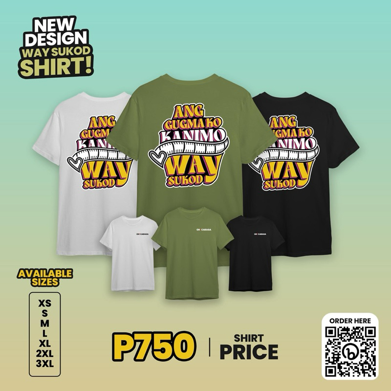 Way Sukod Shirts - Oh! Caraga | Shopee Philippines