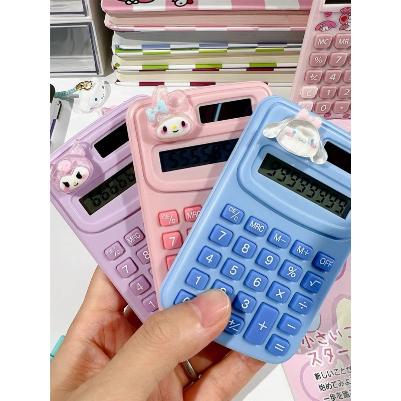 Sanrio kuromi Mini Calculator Candy Color Portable Counter for Student ...