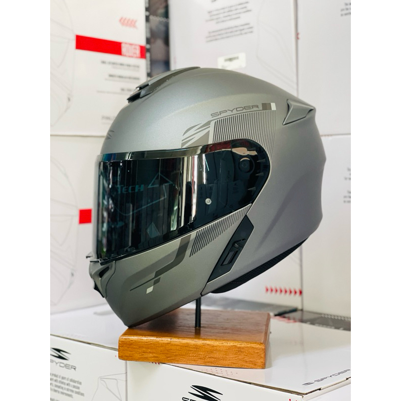 SPYDER ROVER S0 V2 Modular Dual Visor Helmet with Free Clear Visor ...