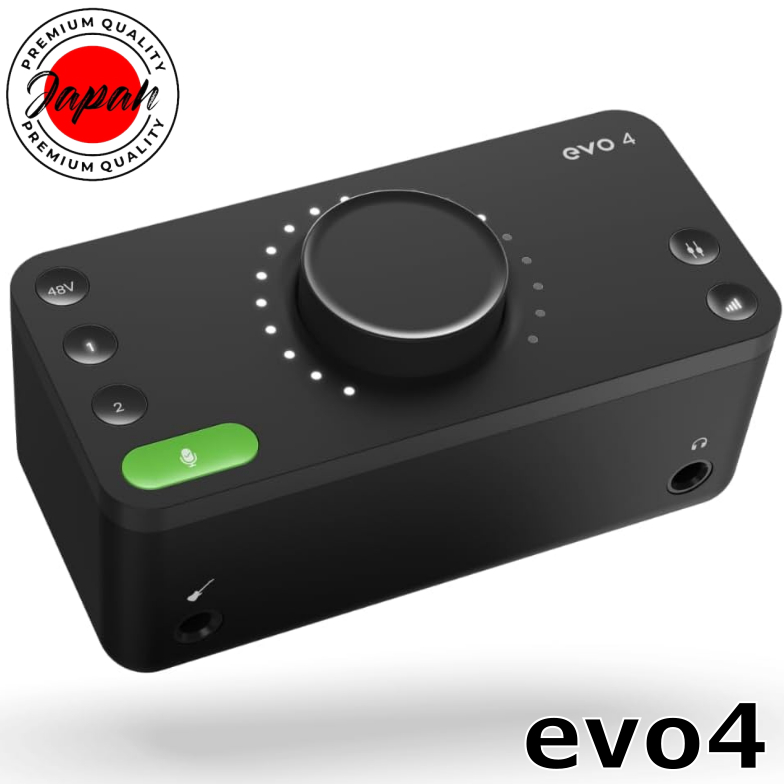 AUDIENT evo 4 2in/2out Audio Interface Music Production Software Mac ...
