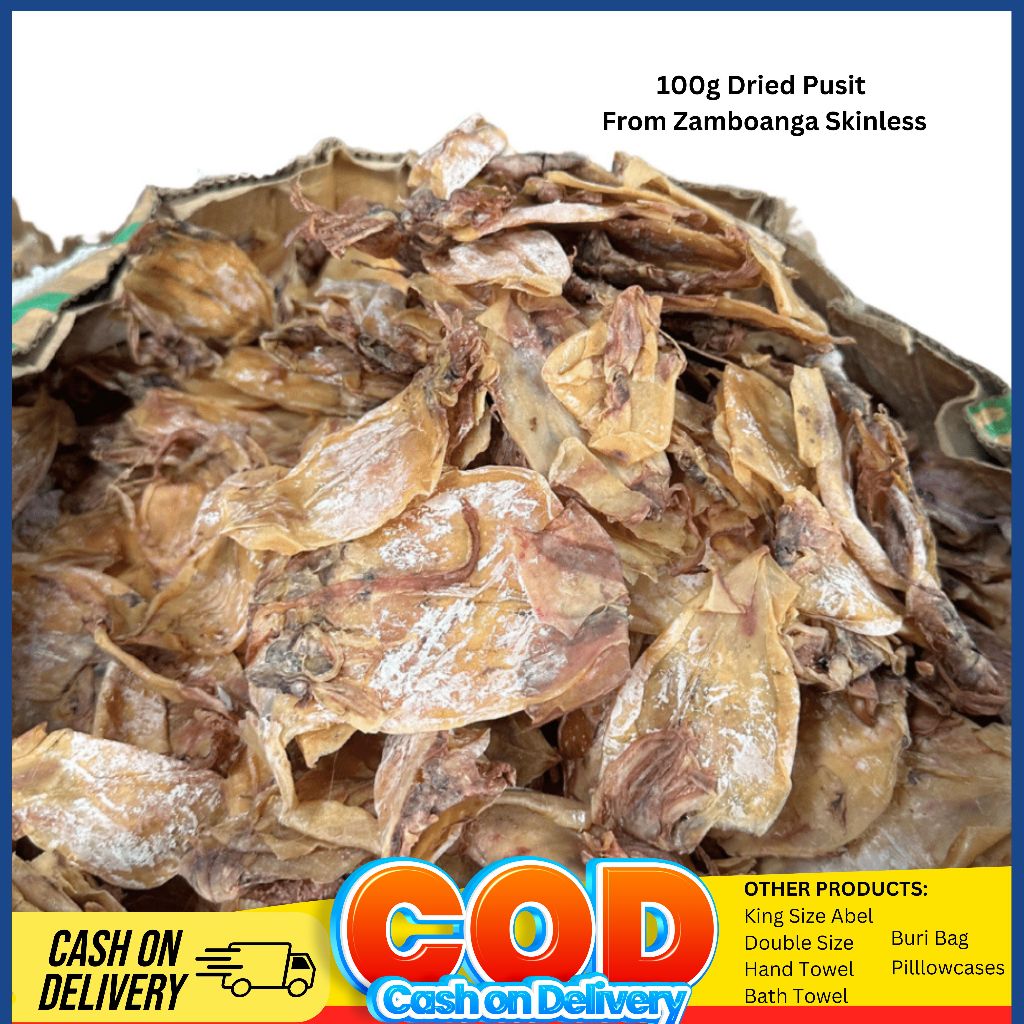 Dried Fish Pusit Dried Salinas Ballpen Pusit Dried Squid Balikbayan ...