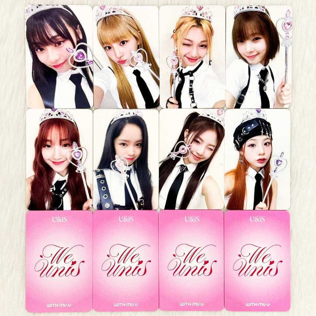 UNIS We UNIS Shopee WithMUU VCE Fansign POB Photocard Princess Wand Ver ...