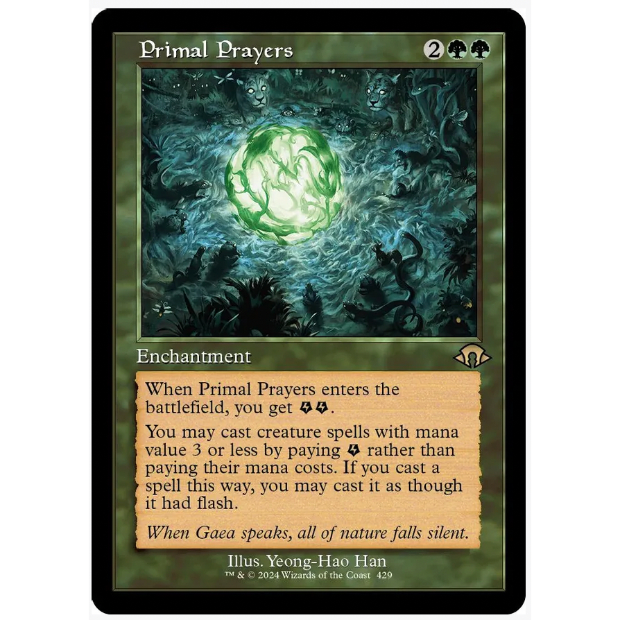Primal Prayers (Retro Frame) - Modern Horizons 3 (MH3) | Shopee Philippines