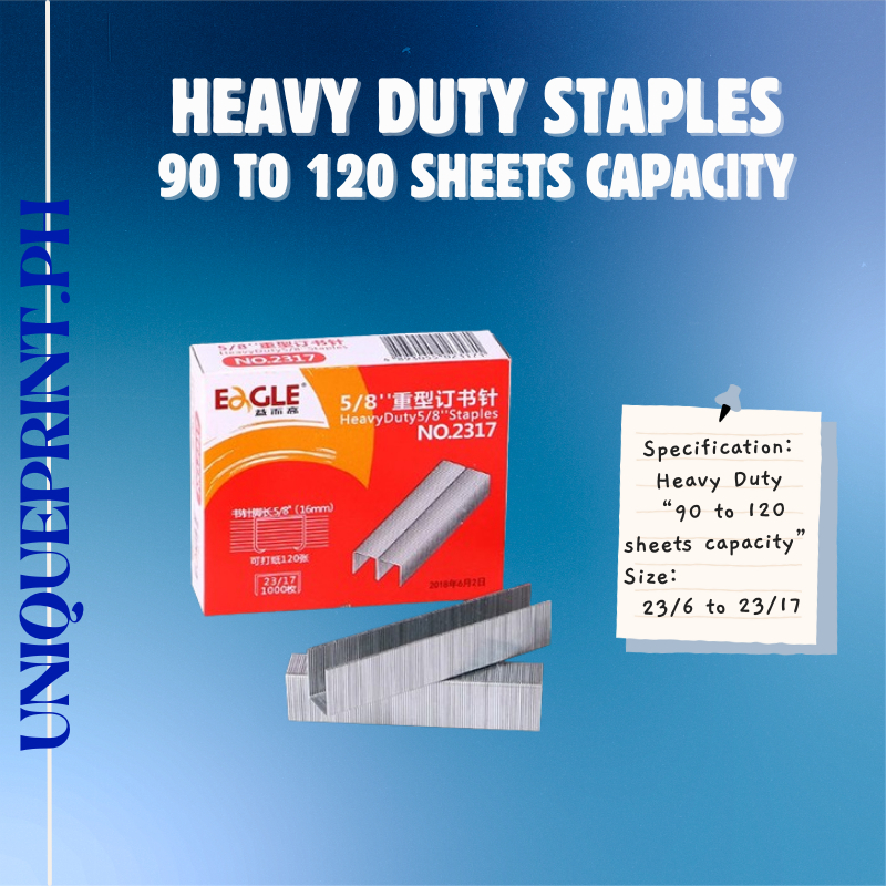 Heavy Duty 23/17 Staple Wire (capacity from 90 to 120sheets) | Shopee ...