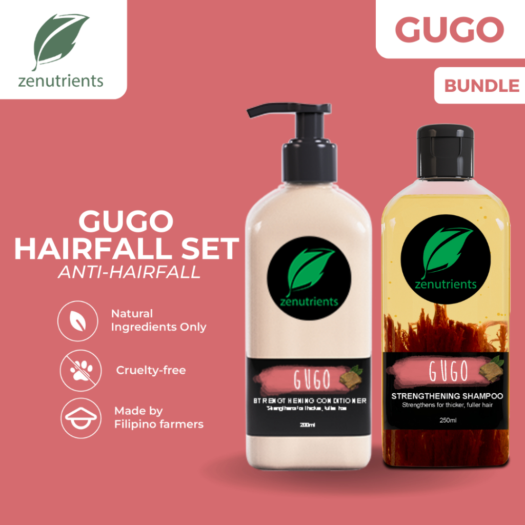 Zenutrients Gugo Duo 200mL Shampoo + 250mL Conditioner (Hairfall Rescue ...