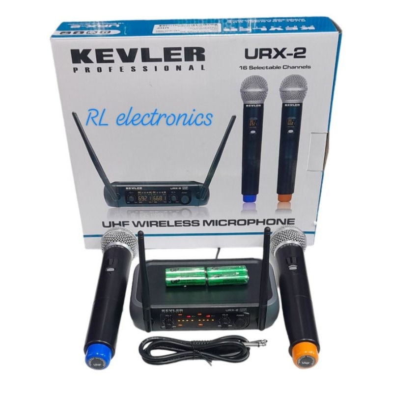 WIRELESS MICROPHONE KEVLER URX-2 | Shopee Philippines