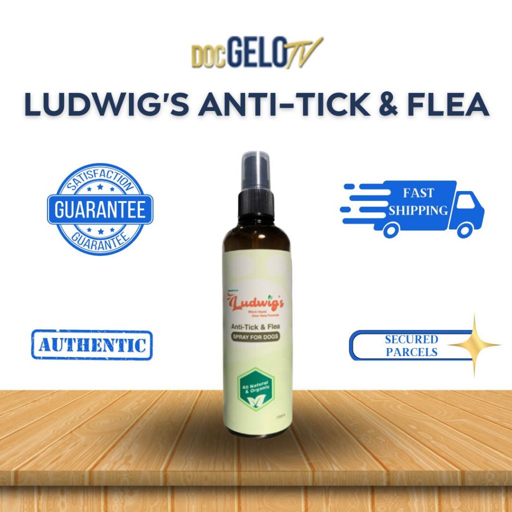 Ludwig’s by Doc Gelo TV (All Natural Tick & Flea Spray) | Shopee Philippines