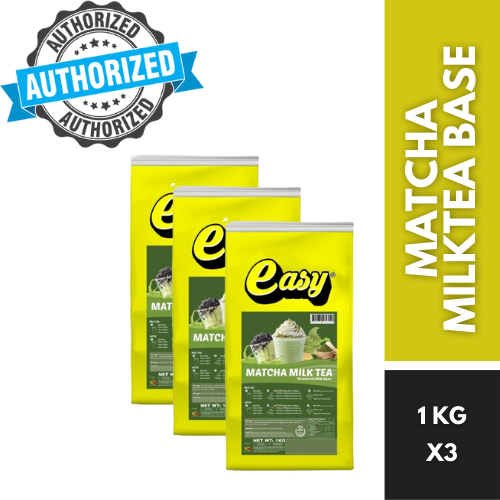 EASY BRAND MATCHA MILK TEA BASE 1KG BUNDLE OF 3 | Shopee Philippines