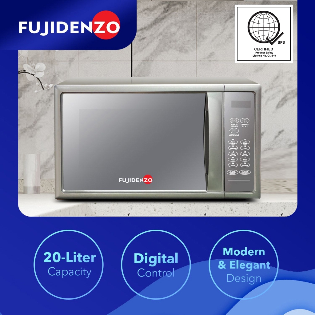 Fujidenzo 20L Digital Microwave Oven ME20 SL | Shopee Philippines