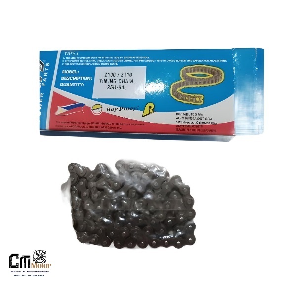 Timing Chain for Rusi MP100/110 MPY110/100 DL100/110 (25H-84L) | Shopee ...