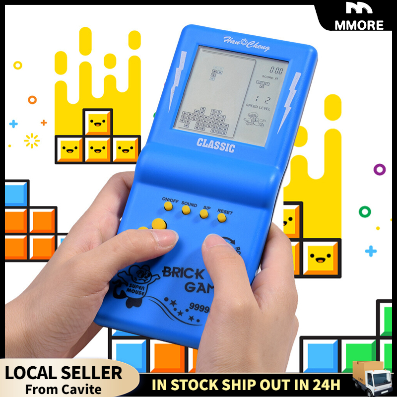 Classic big screen lcd classic handheld game machine brick game for ...